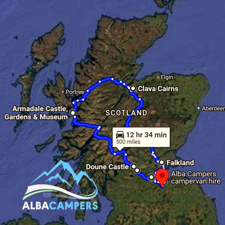 Outlander Road Trip Guide and Route - Alba Campers